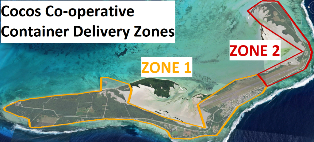 Cocos Islands Stevedoring and Container Transport Rates